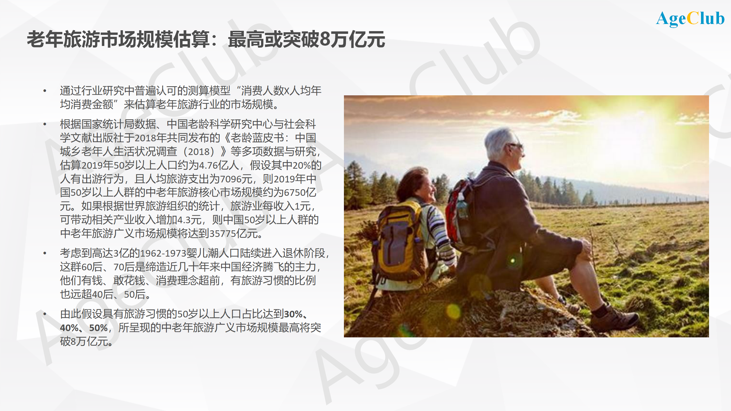 老年文娱报告（一）：老年旅游行业发展报告2020丨AgeClub